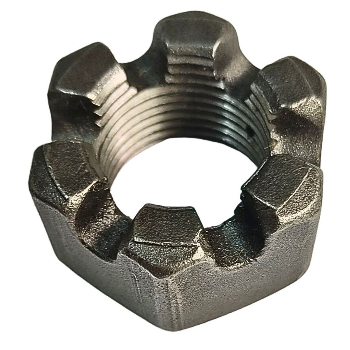 Porca Sextavada Castelo Polegada Rosca Grossa e Rosca Fina - Parafusos ...