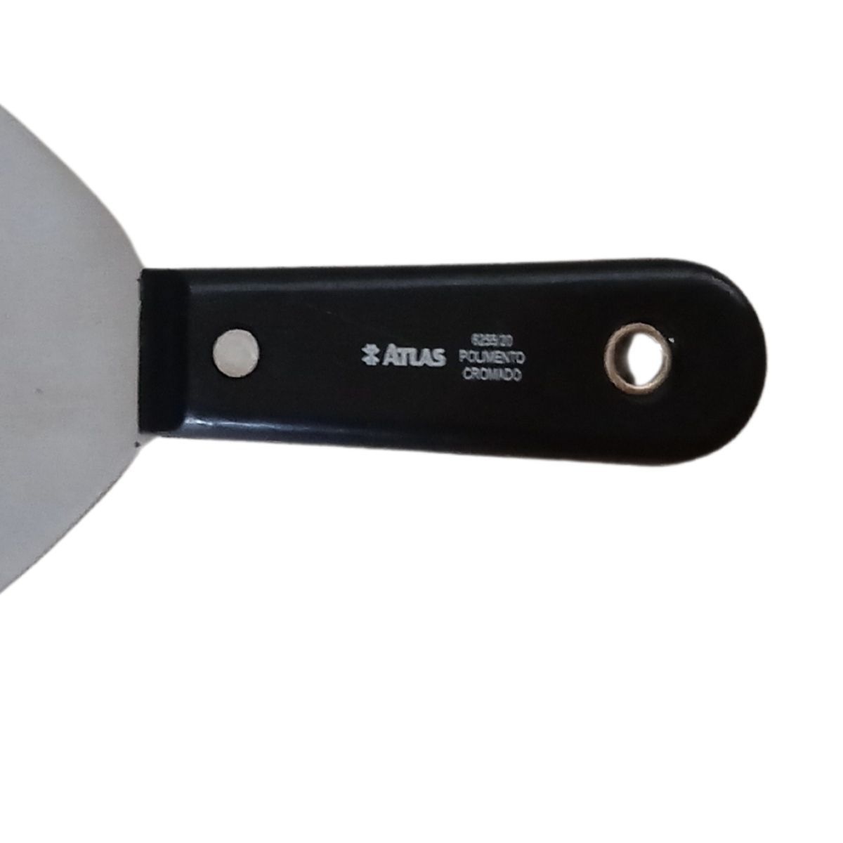 Espatula de Aço Cromado com Cabo Plástico Resistente ATLAS - Parafusos ...