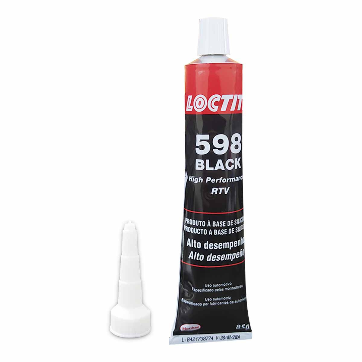 Cola Silicone Automotivo Alta Temperatura Black 598 LOCTITE - Parafusos ...