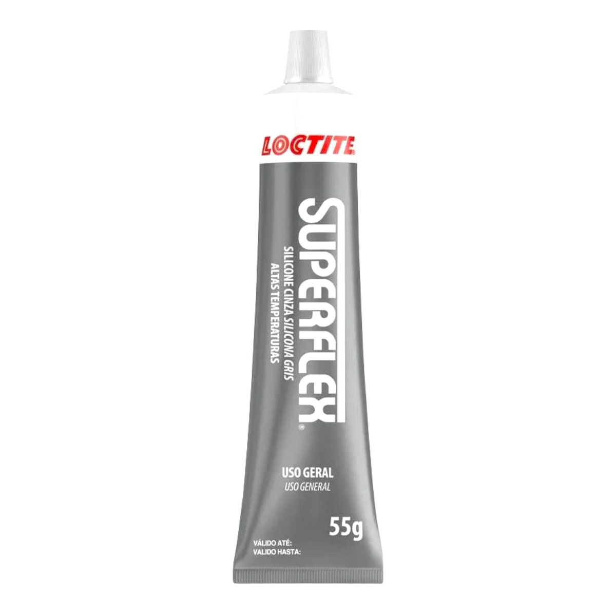 Silicone Cola Alta Temperatura Cinza SuperFlex 55g LOCTITE - Parafusos ...