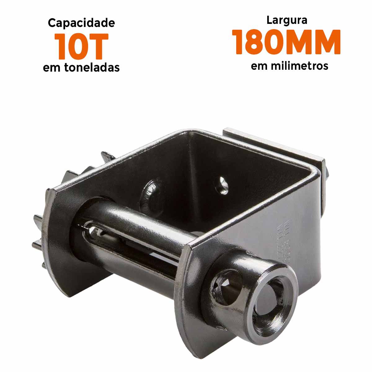 Catraca Rodoviária Fixa Suporte Parafuso 100MM ROBUSTEC - Parafusos e ...