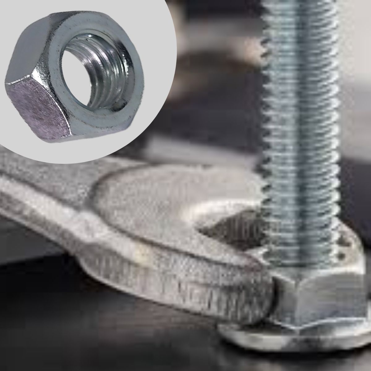 Porca Sextavada Ferro Polegada Zincada Rosca Grossa UNC - Parafusos e ...