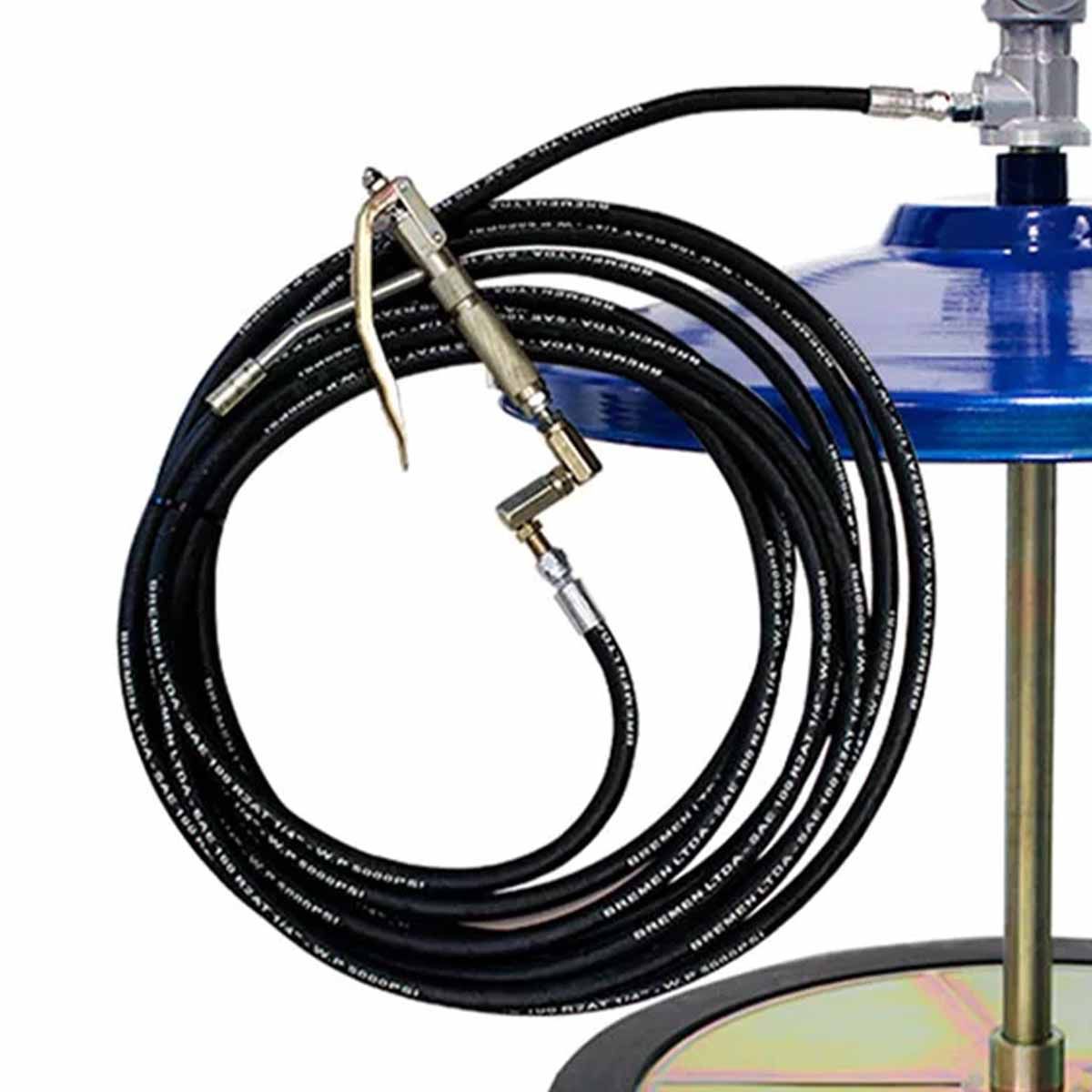 Bomba Propulsora de Graxa Pneumática 200KG BREMEN - Parafusos e ...