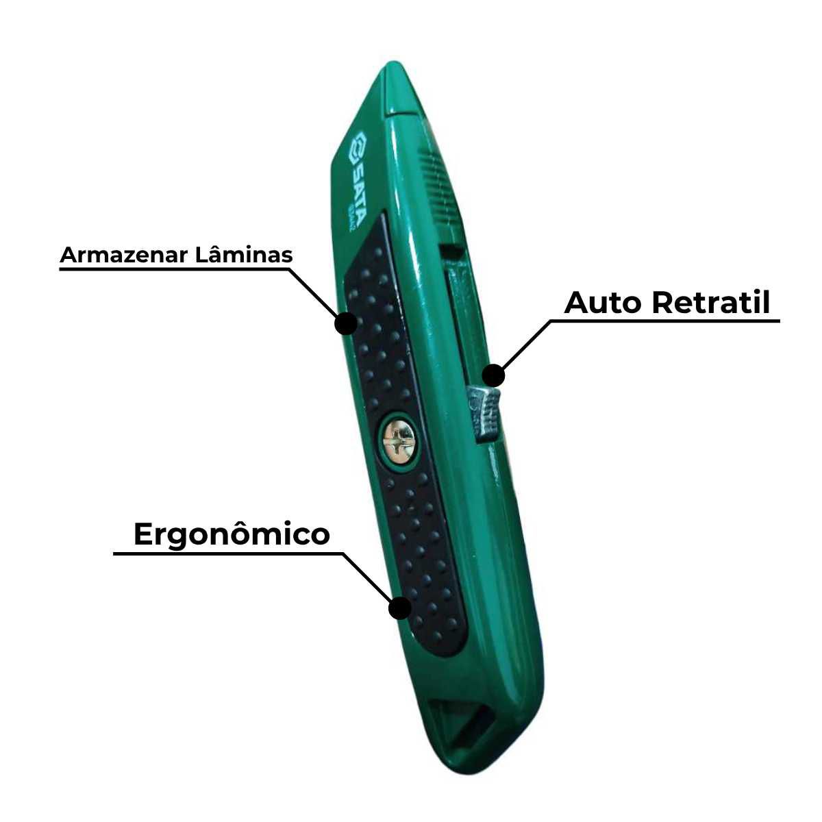 Estilete de Segurança Auto Retrátil ST93442SC SATA - Parafusos e ...