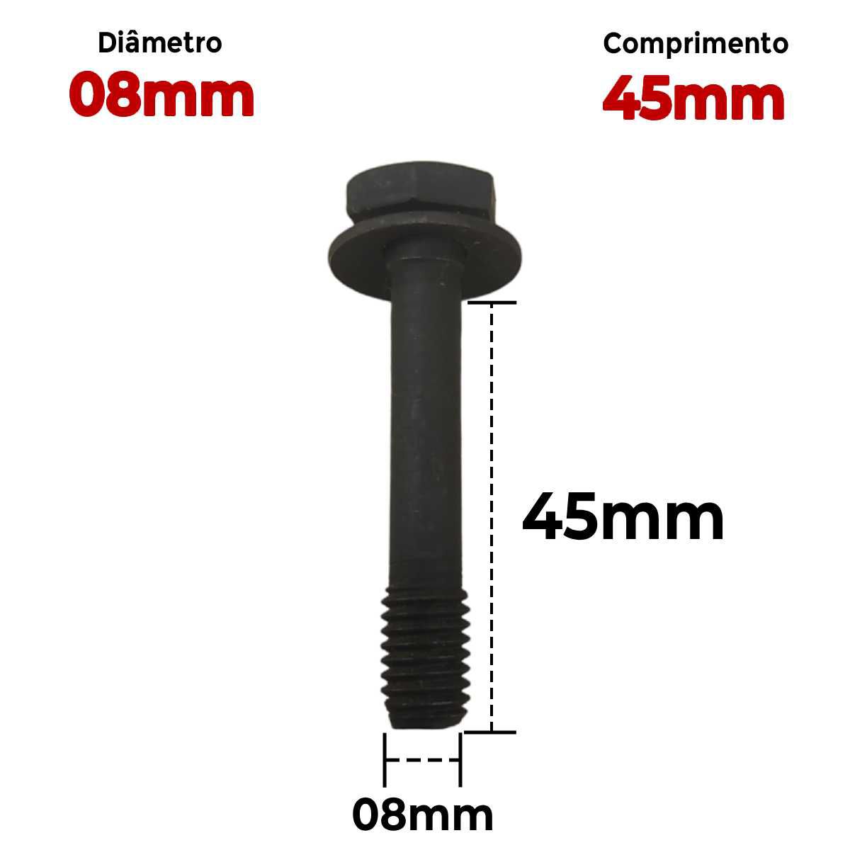Parafuso Tampa Válvula Motor com Arruela M08x45mm OM352/366 - Parafusos ...
