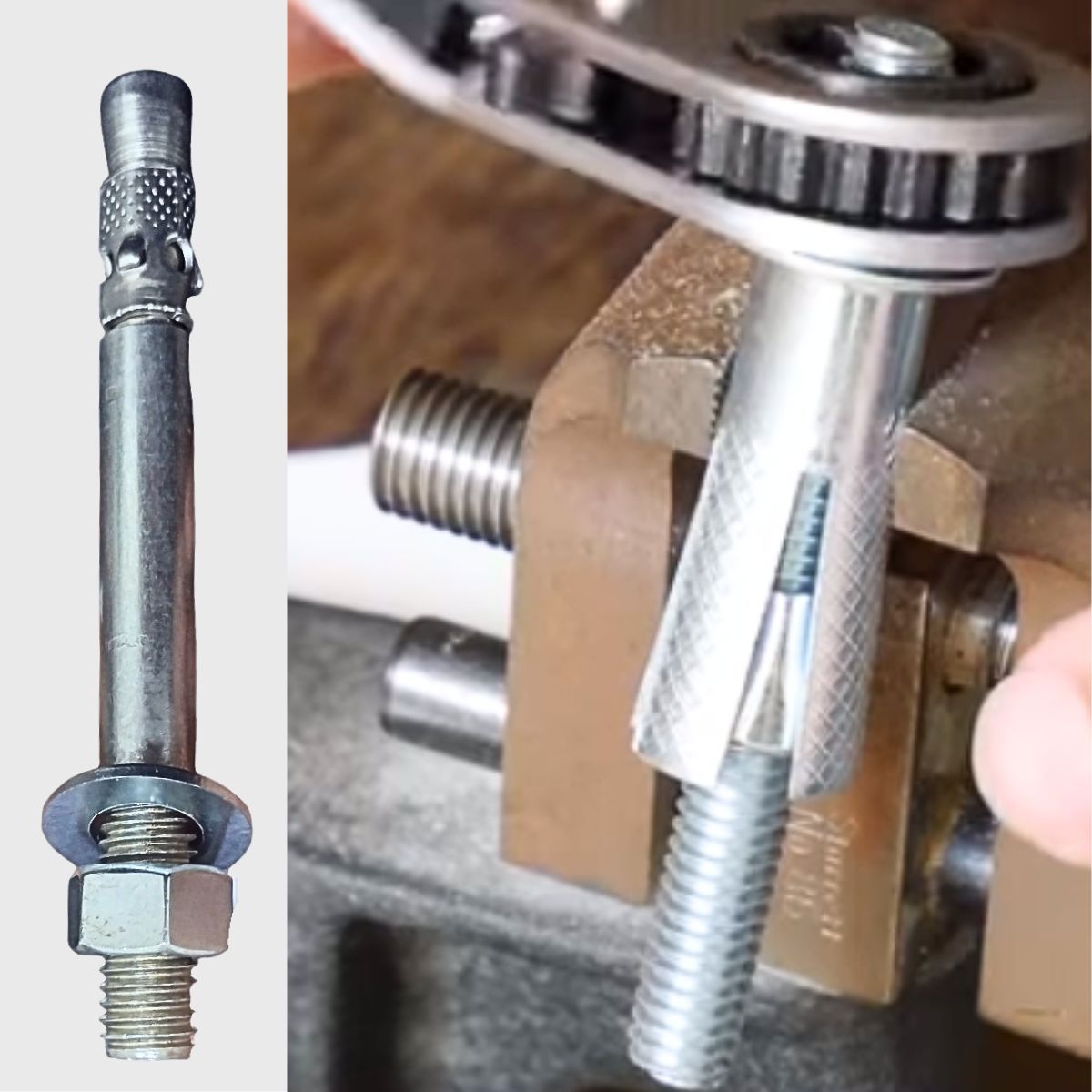 Chumbador Parabolt PBA com Porca e Arruela Concreto Alvenaria ...