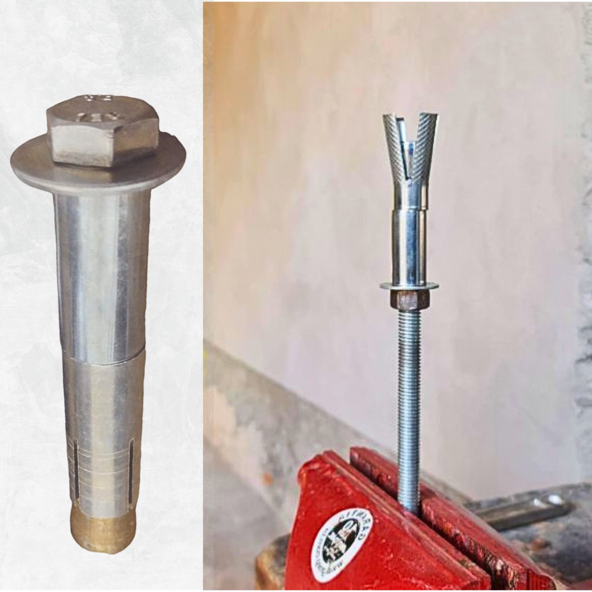 Parabolt Chumbador CBA com Jaqueta Cone Arruela Para Fixação ...