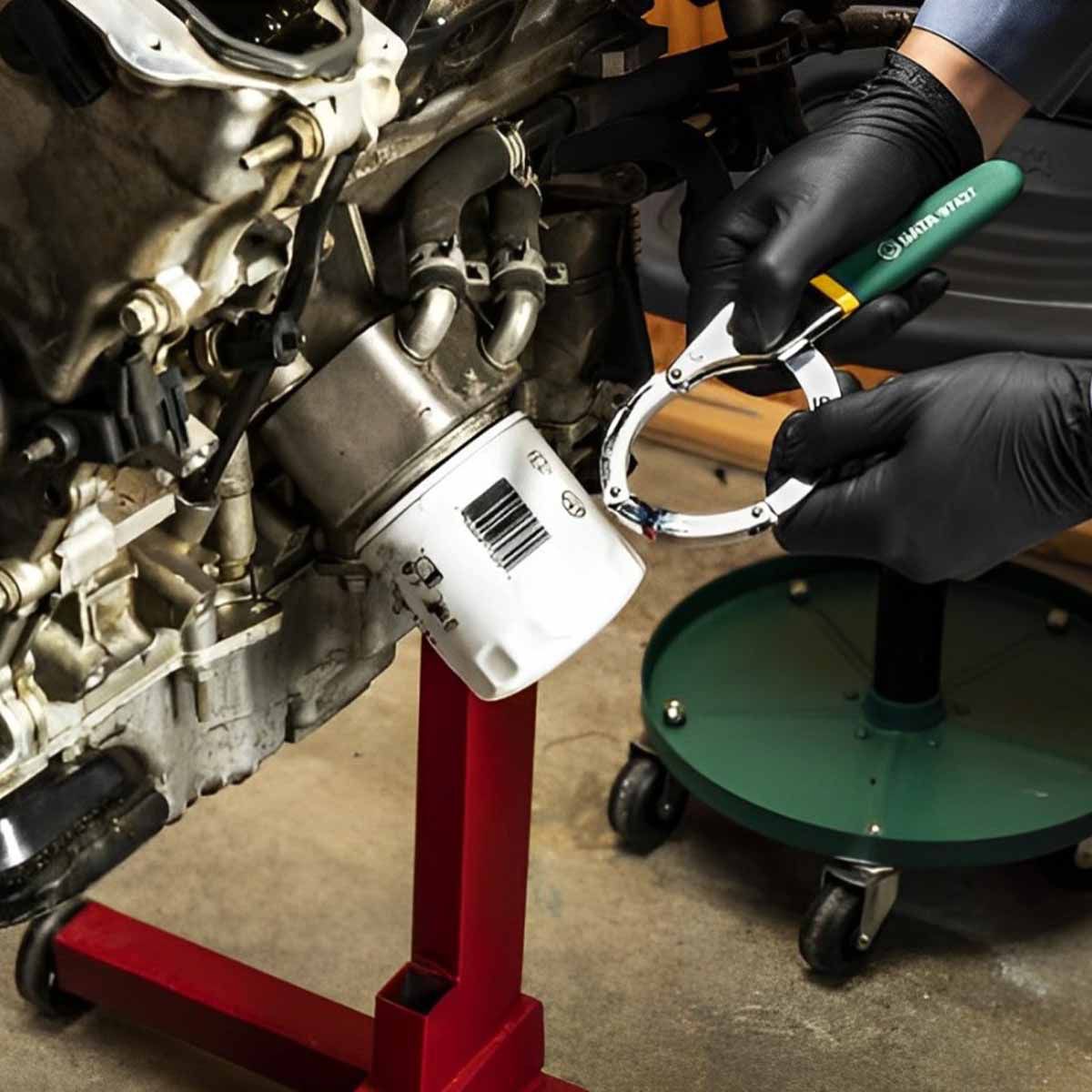 Chave Saca Filtro Óleo de Cinta 75-95mm SATA ST97428SC - Parafusos e Ferramentas Especiais