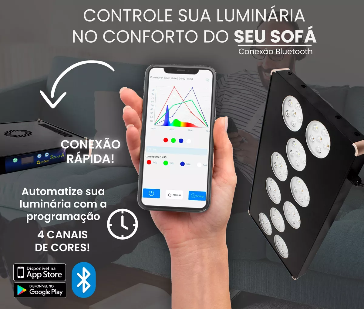 Luminária Solara Plus - Franco Aquarismo | A Nº1 quando se trata de ...