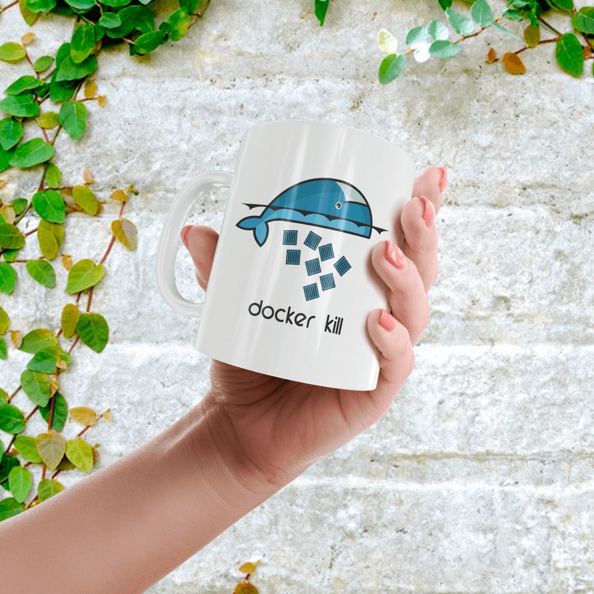 Caneca Docker Kill Developer - Loja Pandesivo