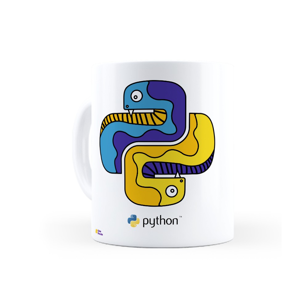 Caneca Programador Python Developer Style - Loja Pandesivo