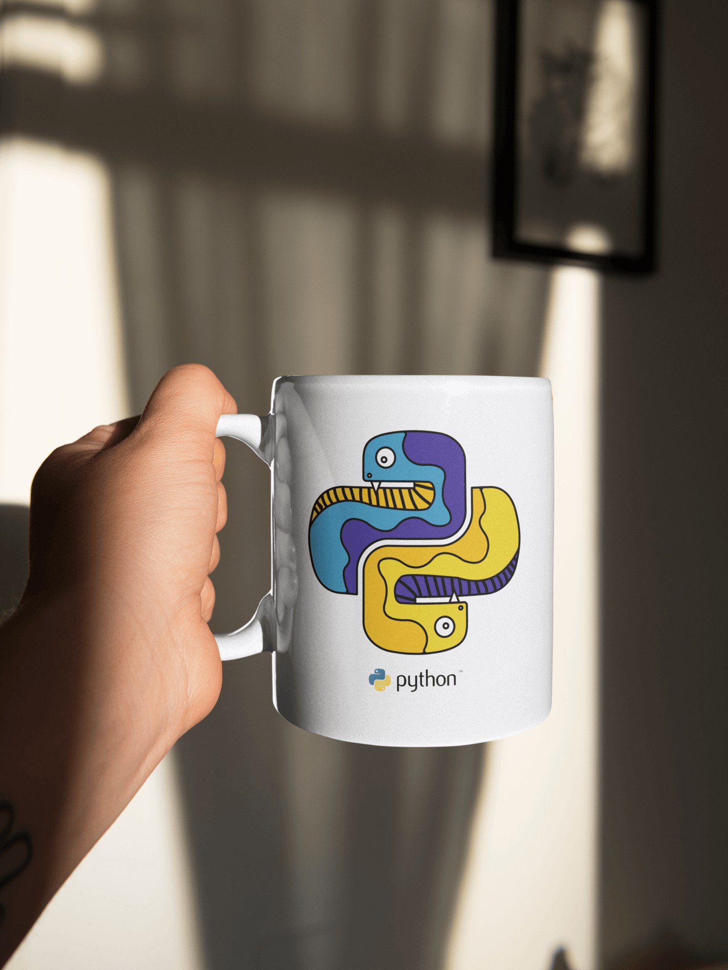 Caneca Programador Python Developer Style - Loja Pandesivo