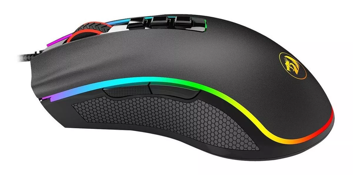 MOUSE GAMER COBRA RGB PTO NOVO - TLGAMES