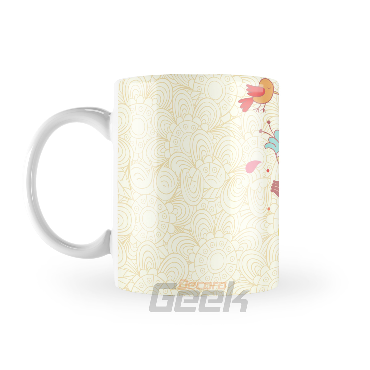 🔥 Caneca Feliz Dia das Mães Floral Desenho | Decora Geek - Decora Geek 🔥 Caneca Feliz Dia das Mães Floral Desenho | Decora Geek - Decora Geek