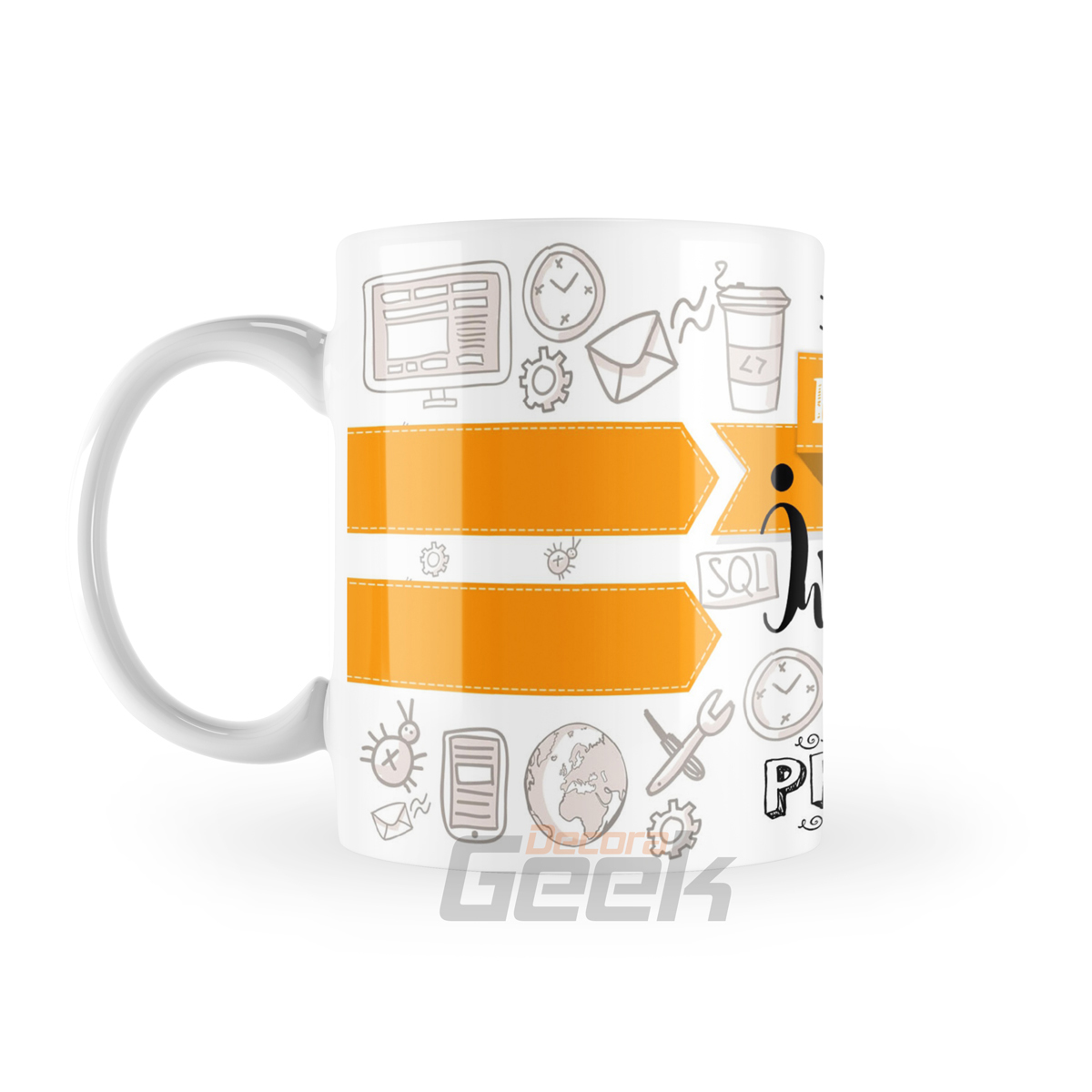 ⭐ Caneca Programador Profissão Cartoon | Decora Geek - Decora Geek