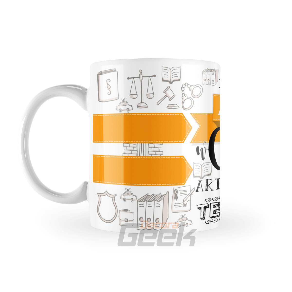 ⭐ Caneca Advogado Profissão Cartoon | Decora Geek - Decora Geek