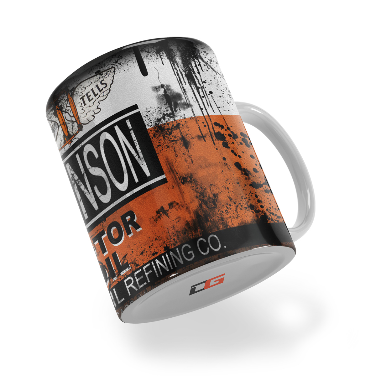 🚀 Caneca Johnson Lata de Óleo | Decora Geek - Decora Geek