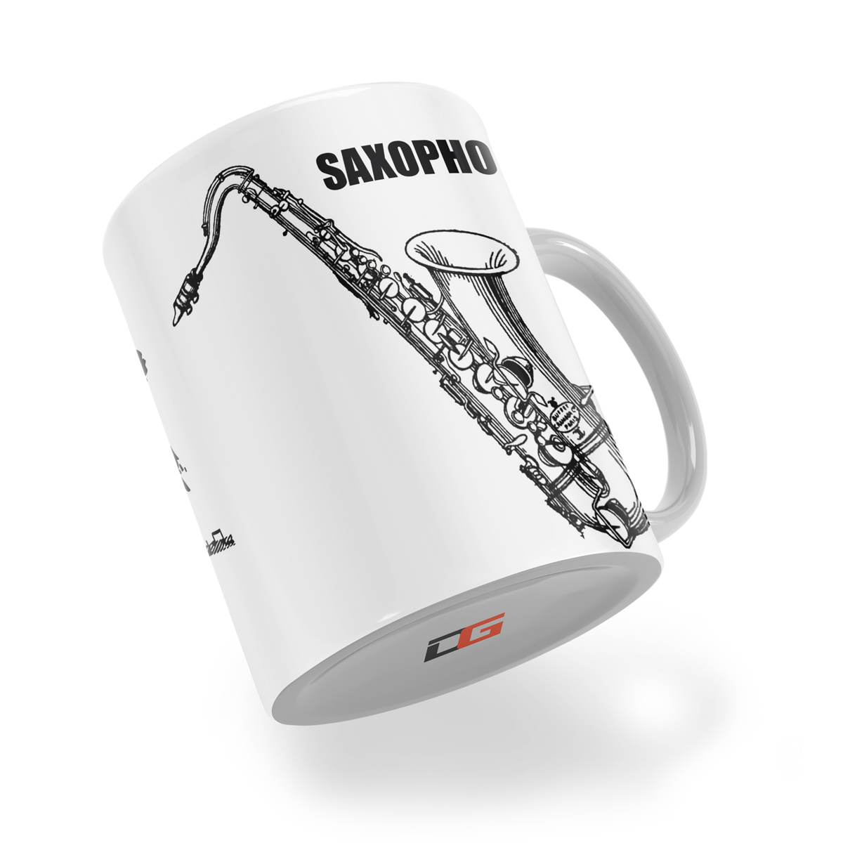 🚀 Caneca Saxophone Instrumento Musical Saxophonista | Decora Geek ...