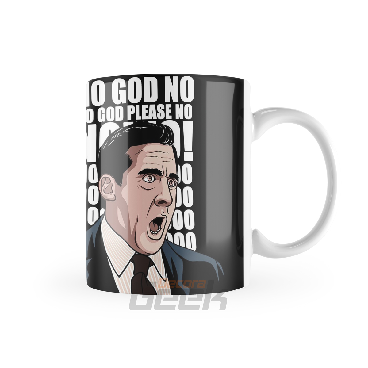 🚀 Caneca The Office Michael Gary Scott No God No Frase | Decora Geek ...