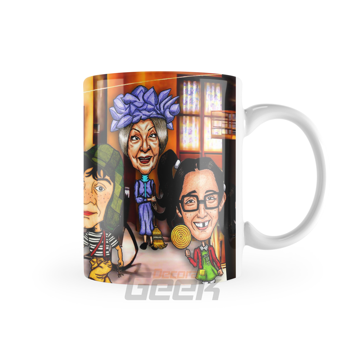 🚀 Caneca Chaves Cartoon | Decora Geek - Decora Geek