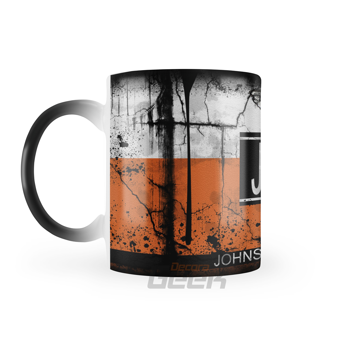 🔥 Caneca Mágica Johnson Lata de Óleo | Decora Geek - Decora Geek