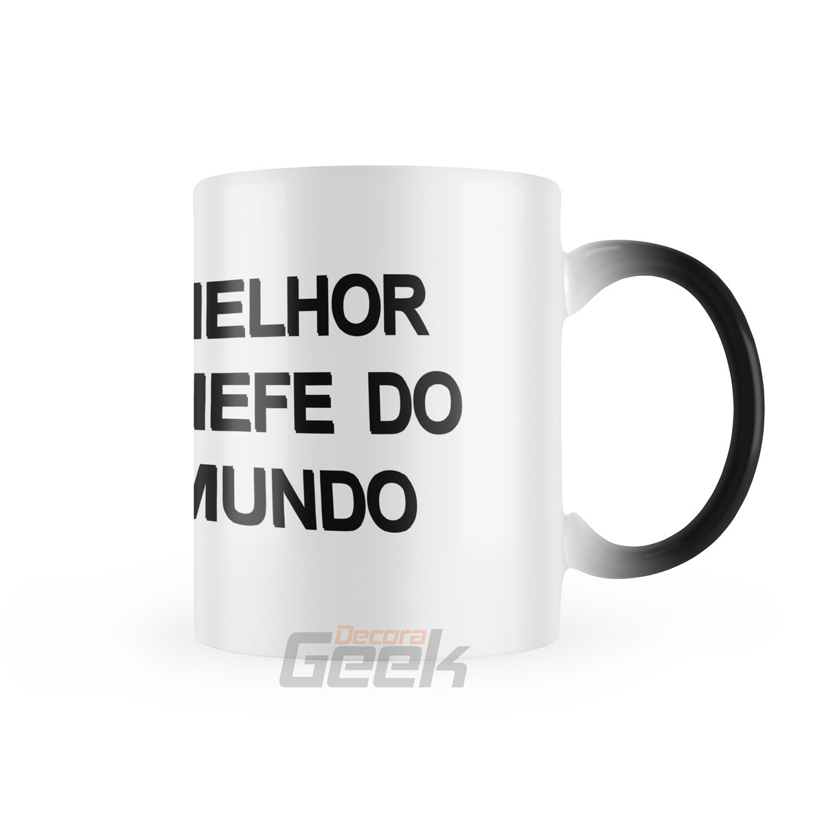 Caneca Mágica Melhor Chefe do Mundo | Decora Geek - Decora Geek