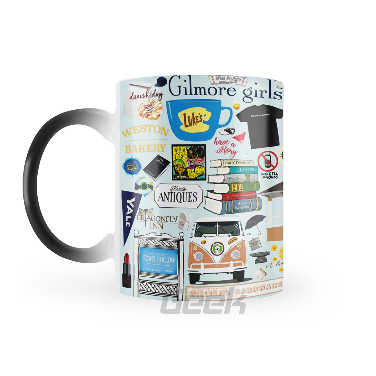 Caneca Mágica Gilmore Girls Símbolos e Referencias Mod 2 | Decora - Decora Geek