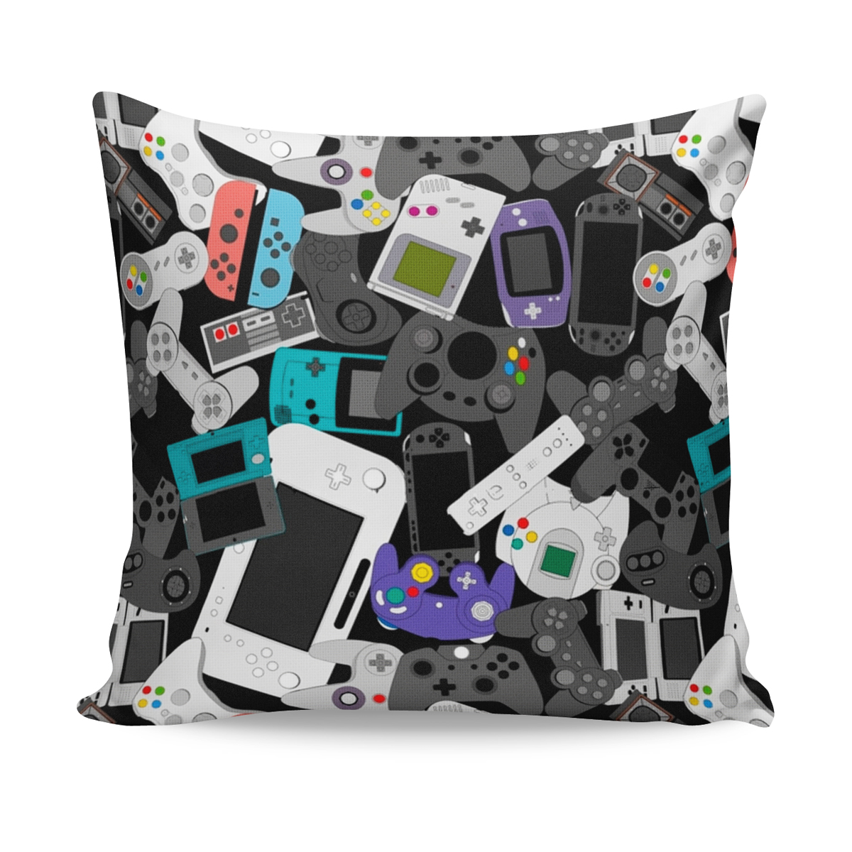 Almofada Gamer Consoles e Controle Antigos | Decora Geek - Decora Geek