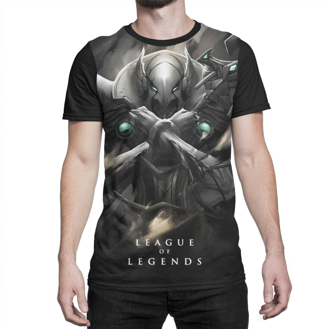 🚀 Camiseta Azir League of Legends Lol Preta | Decora Geek - Decora Geek
