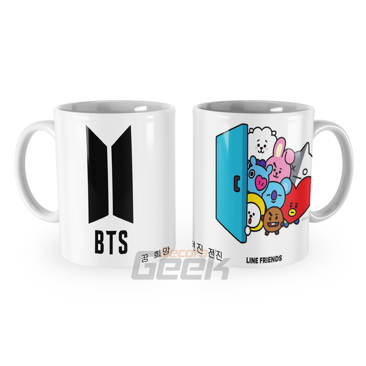 🚀 Caneca BTS Kpop BT21 | Decora Geek - Decora Geek