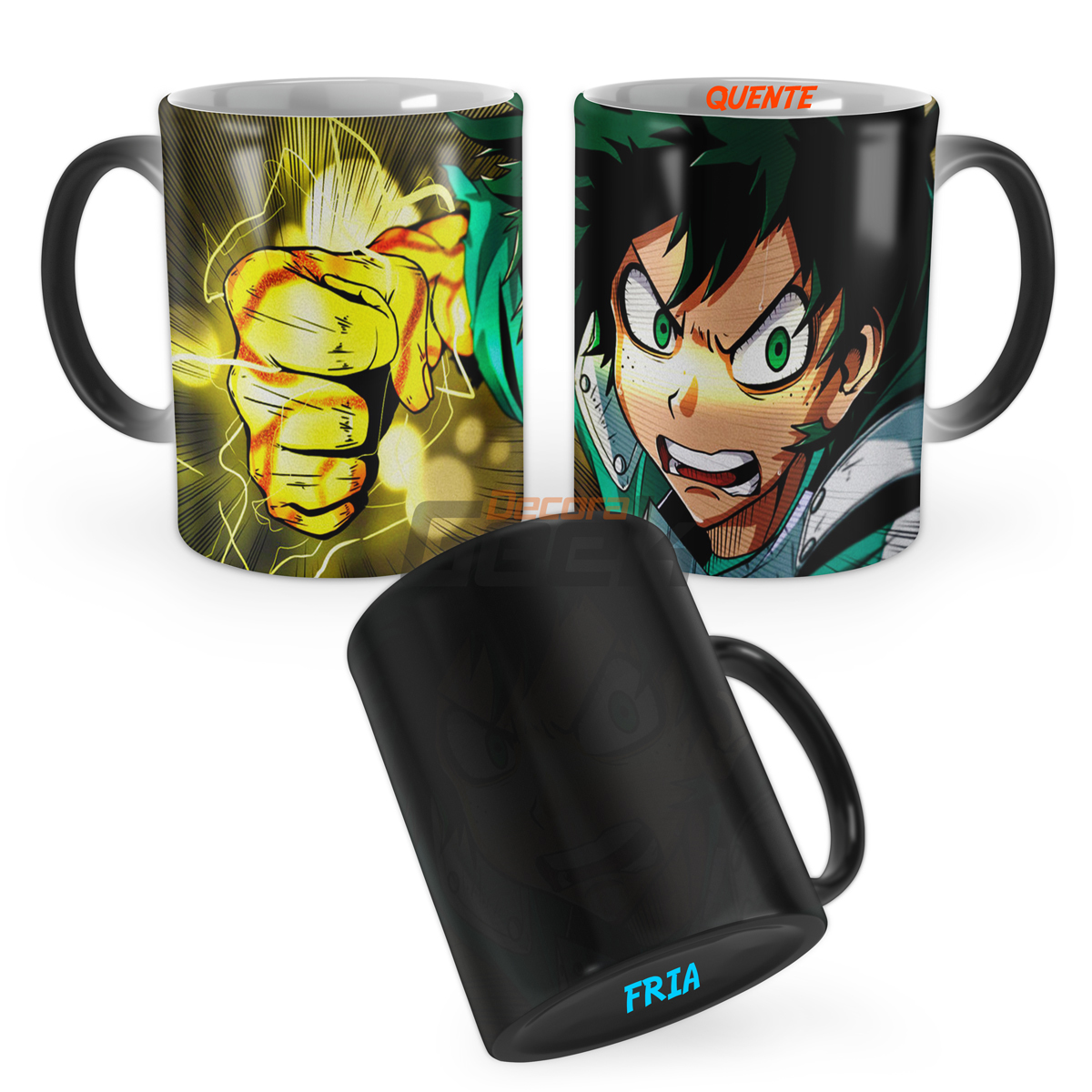 ⭐ Caneca Mágica My Hero Academia Midoriya Izuku Deku | Decora Geek ...