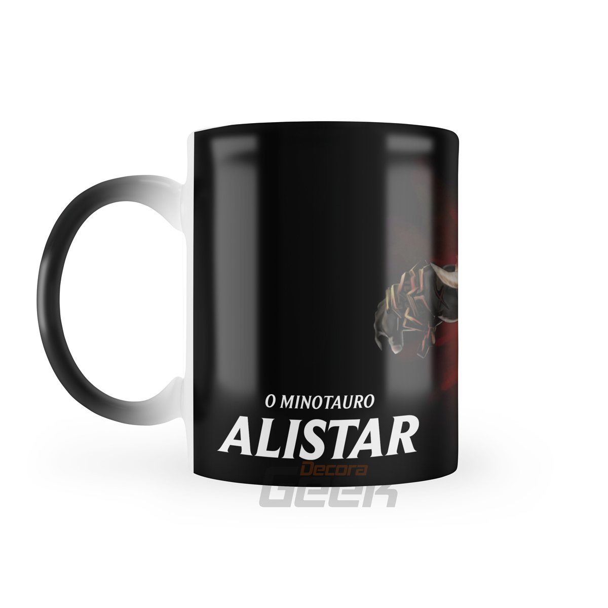 Caneca Mágica Alistar Negro League of Legends Lol | Decora Geek ...
