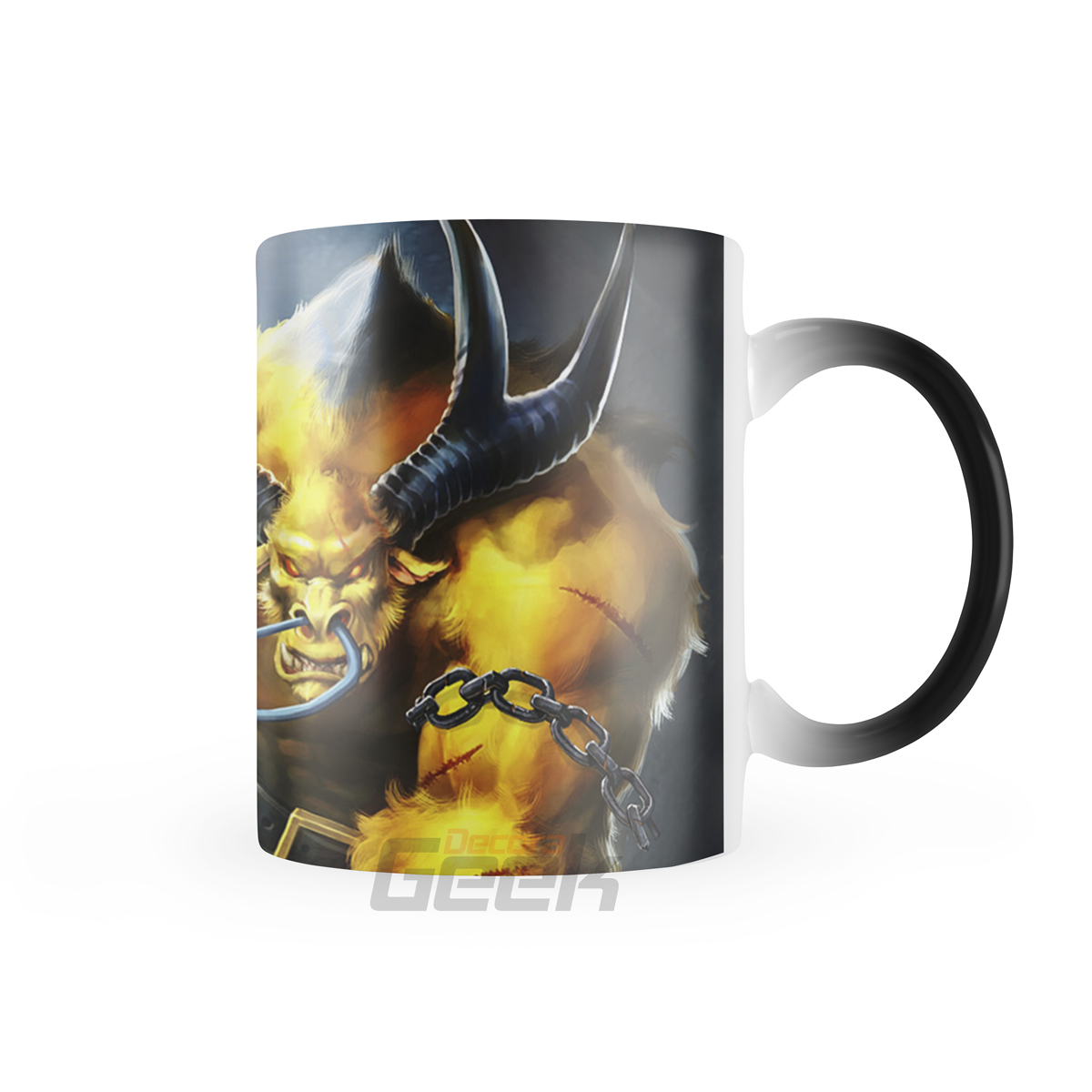 Caneca Mágica Alistar Dourado League of Legends Lol | Decora Geek - Decora Geek