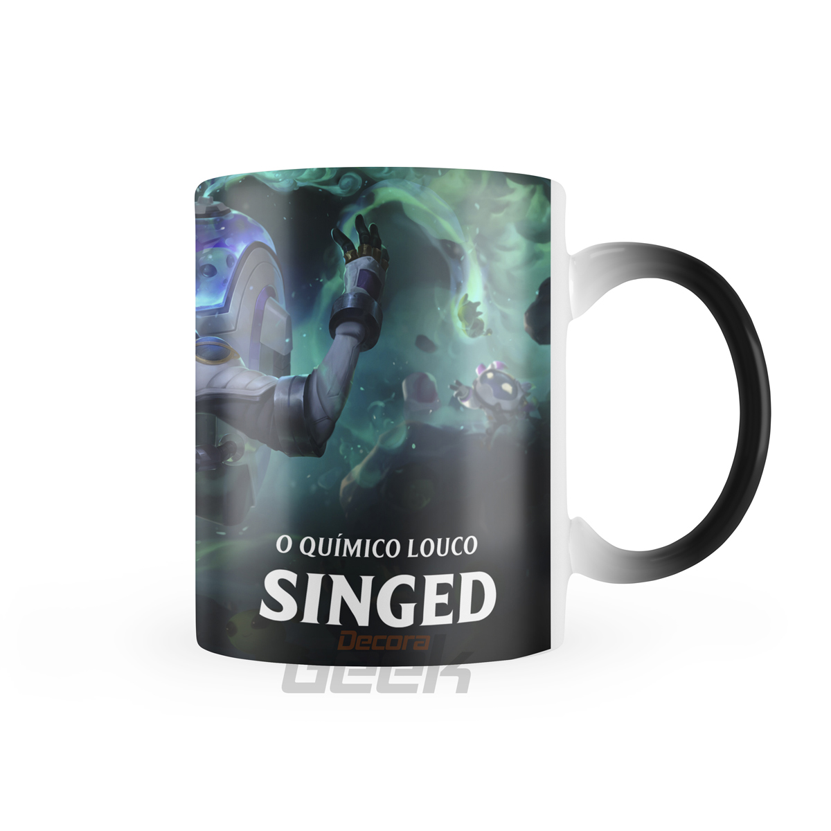 Caneca Mágica Singed Astronauta League of Legends Lol | Decora Geek ...