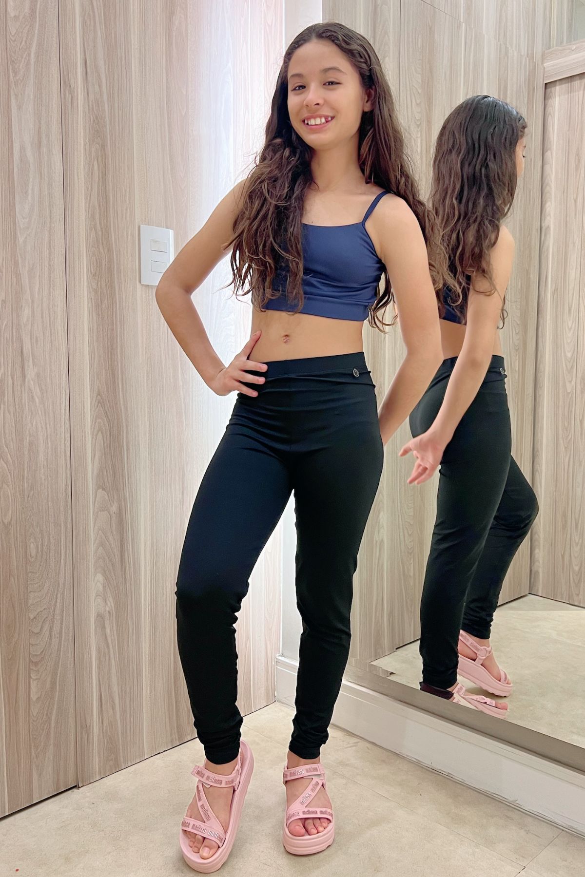 Calça Fusô Infantil Feminina Básica - Timboré Acqua e Fitness - Timbore ...