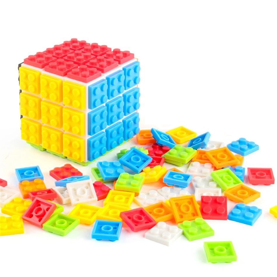 Cubo Mágico Block Cube Lego Fanxin Diy 3x3 - Chess Cuber - Loja Oficial ...