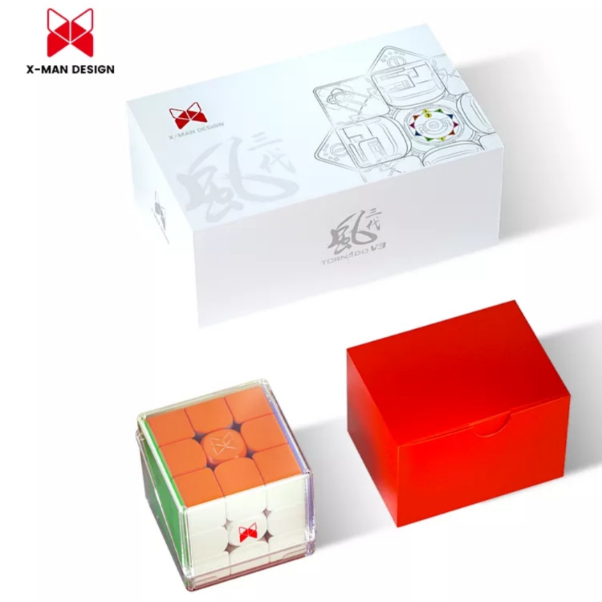 Cubo Mágico X-man Tornado V3 Standard - Magnético 3x3 - Chess Cuber ...