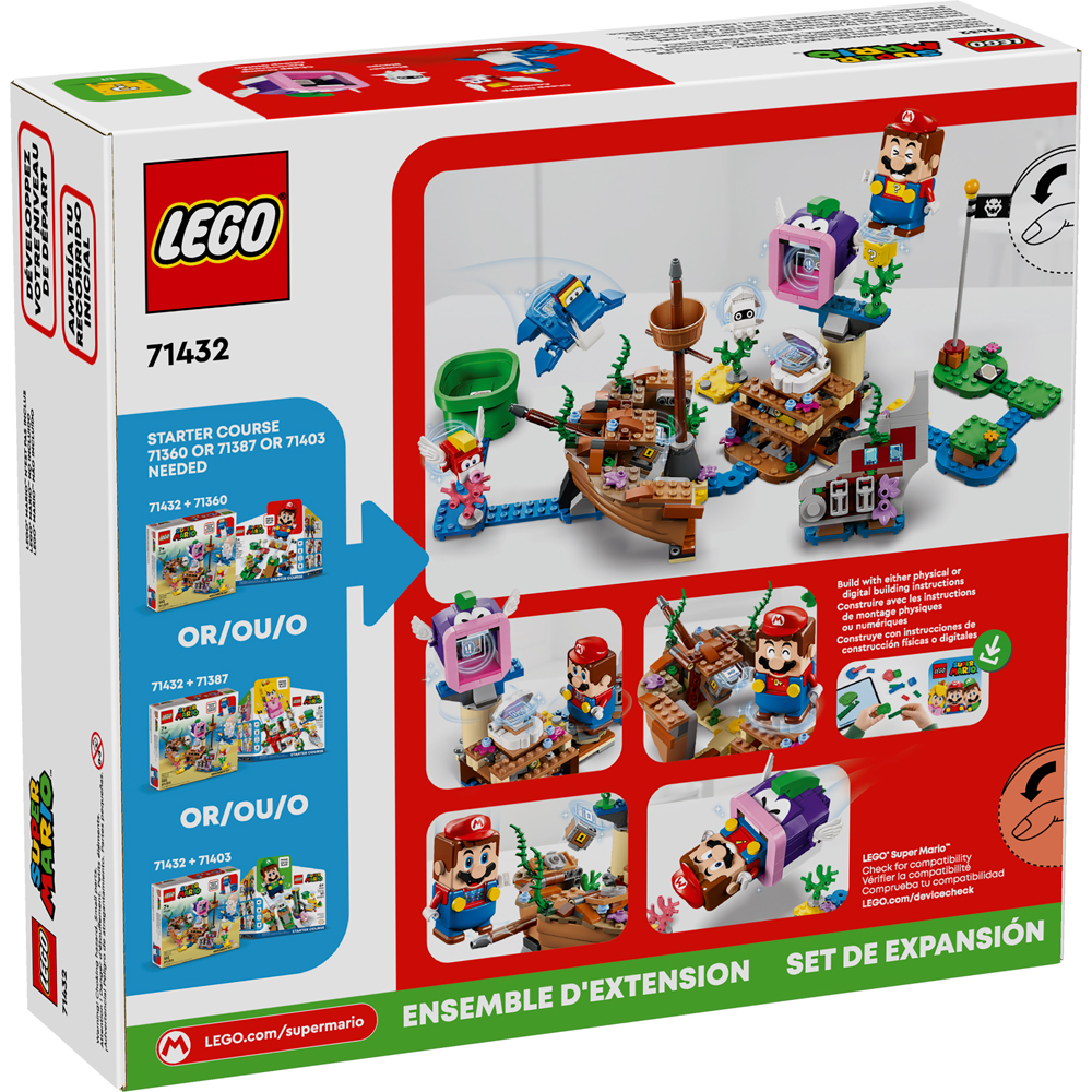 Lego Super Mario Exp Dori e o Naufrágio 71432 500pcs - Datez