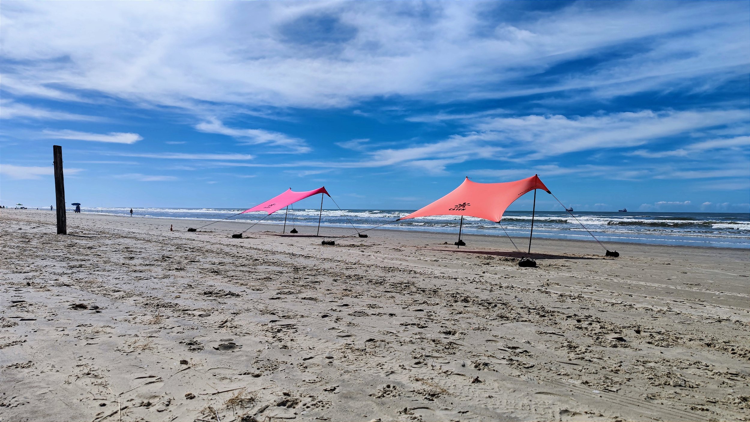TENDA PARA PRAIA PORTÁTIL E INOVADORA - CATEN ECO 2 - 250 x 210cm ...