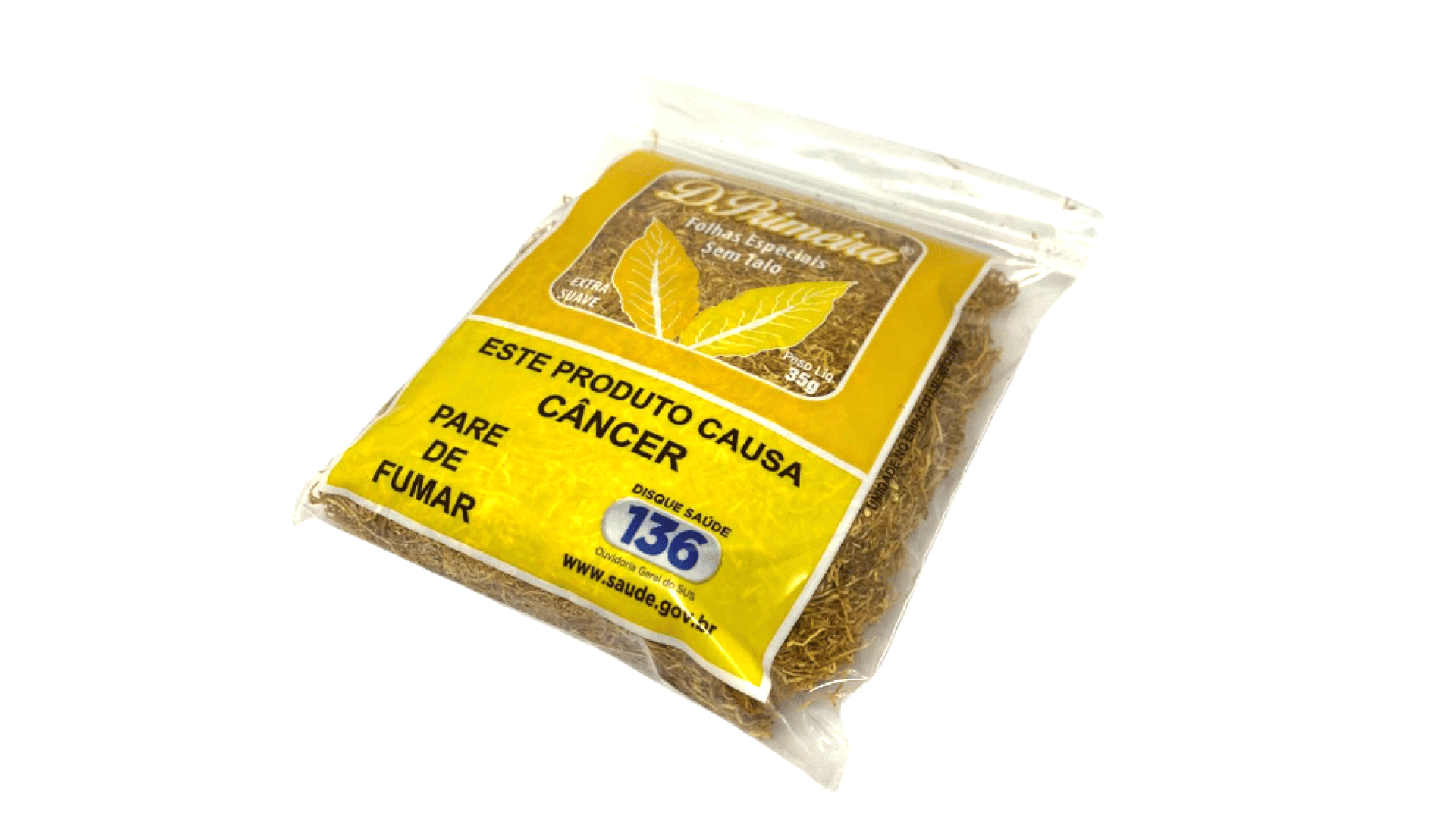 Tabaco D'Primeira 35g - Braza Headshop - Delivery de Tabacaria em São Paulo