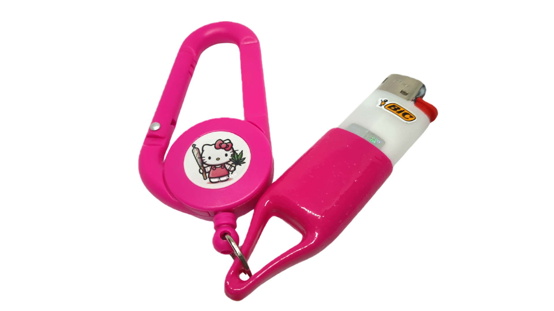 Prendedor de isqueiro - Hello Kitty (anti-rato) c/ Bic - Braza Headshop ...