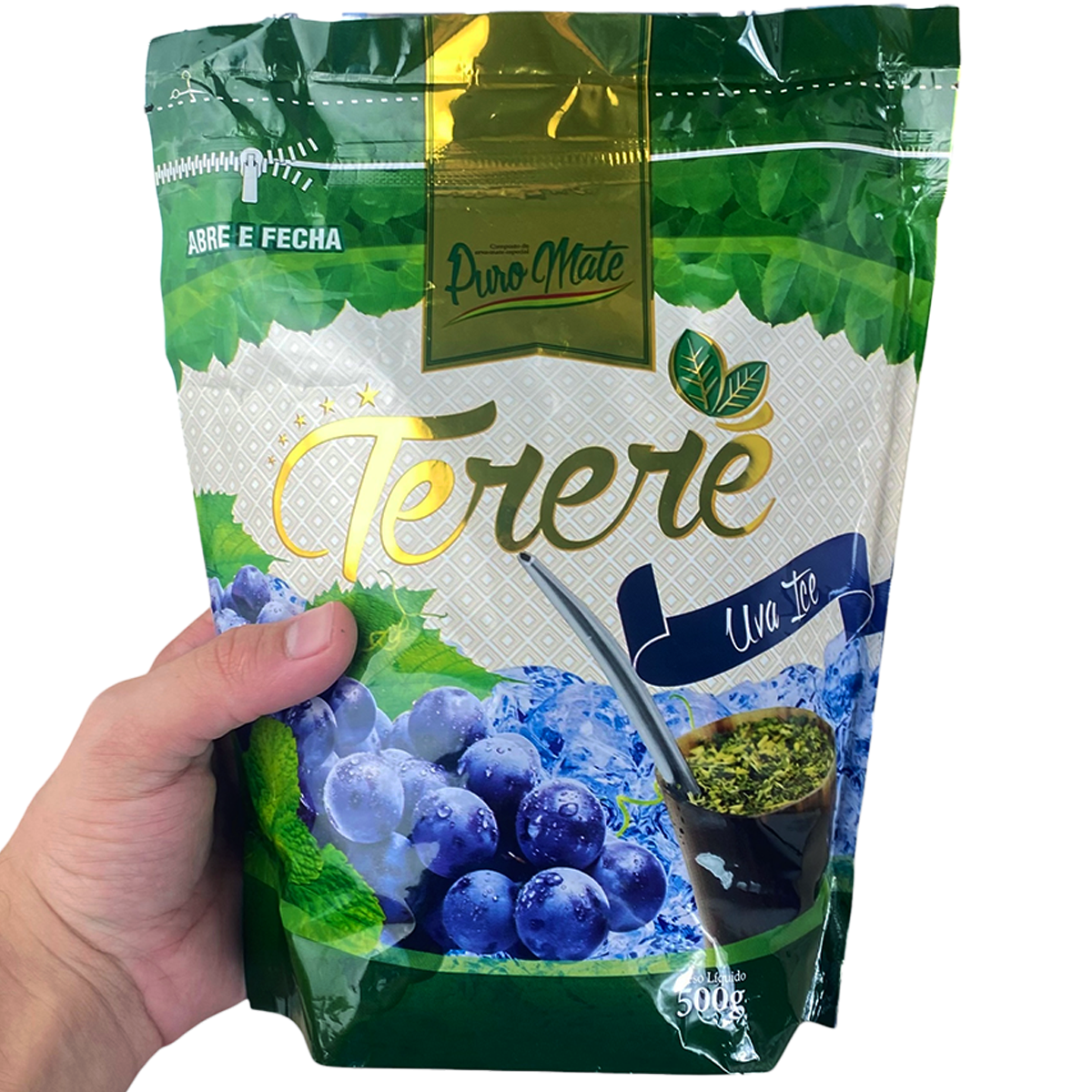 Erva Mate Puro Mate Uva Ice 500g Tereré Gourmet - Nosso Tereré - É Meu ...