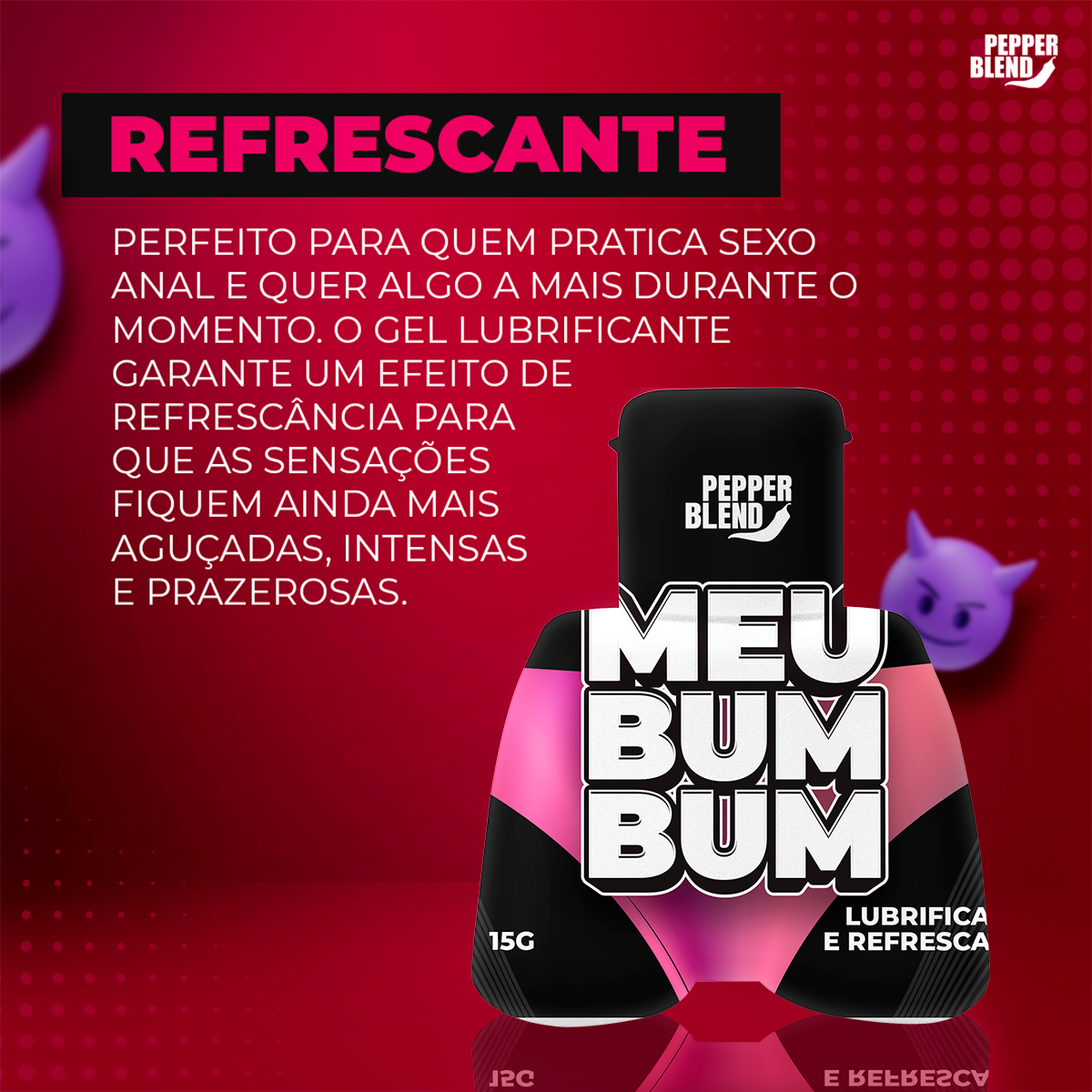 Kit Meu Bum-Bum Lubrificante, Beijo Grego e Conforto Anal Pepper Blend ...