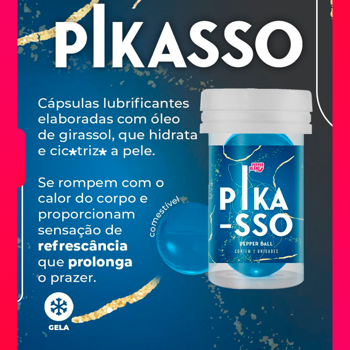 Bolinha Explosiva Pepper Ball Pikasso - Gela e Retarda - Pedido Secreto ...