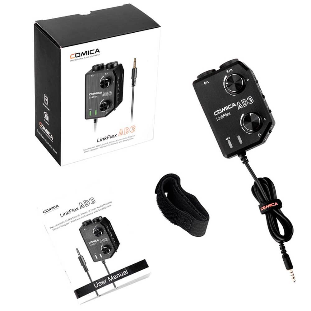 Interface Comica LinkFlex AD3 para Smartphone e Câmeras | Bersoti Shop - Bersoti Shop | Desconto ...