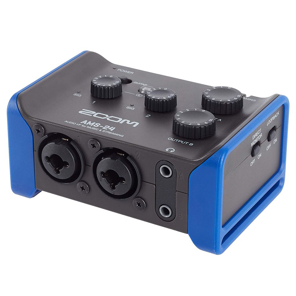 Interface de Áudio Zoom AMS-24 Handy 6 Canais USB - Bersoti Shop | Desconto de 10% no Pix ou Boleto