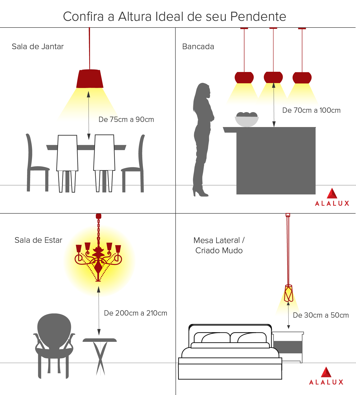 Luie Cuivre - Pendente decorativo LAMPLUZ PDC10060CB Para lâmpada G9 ...