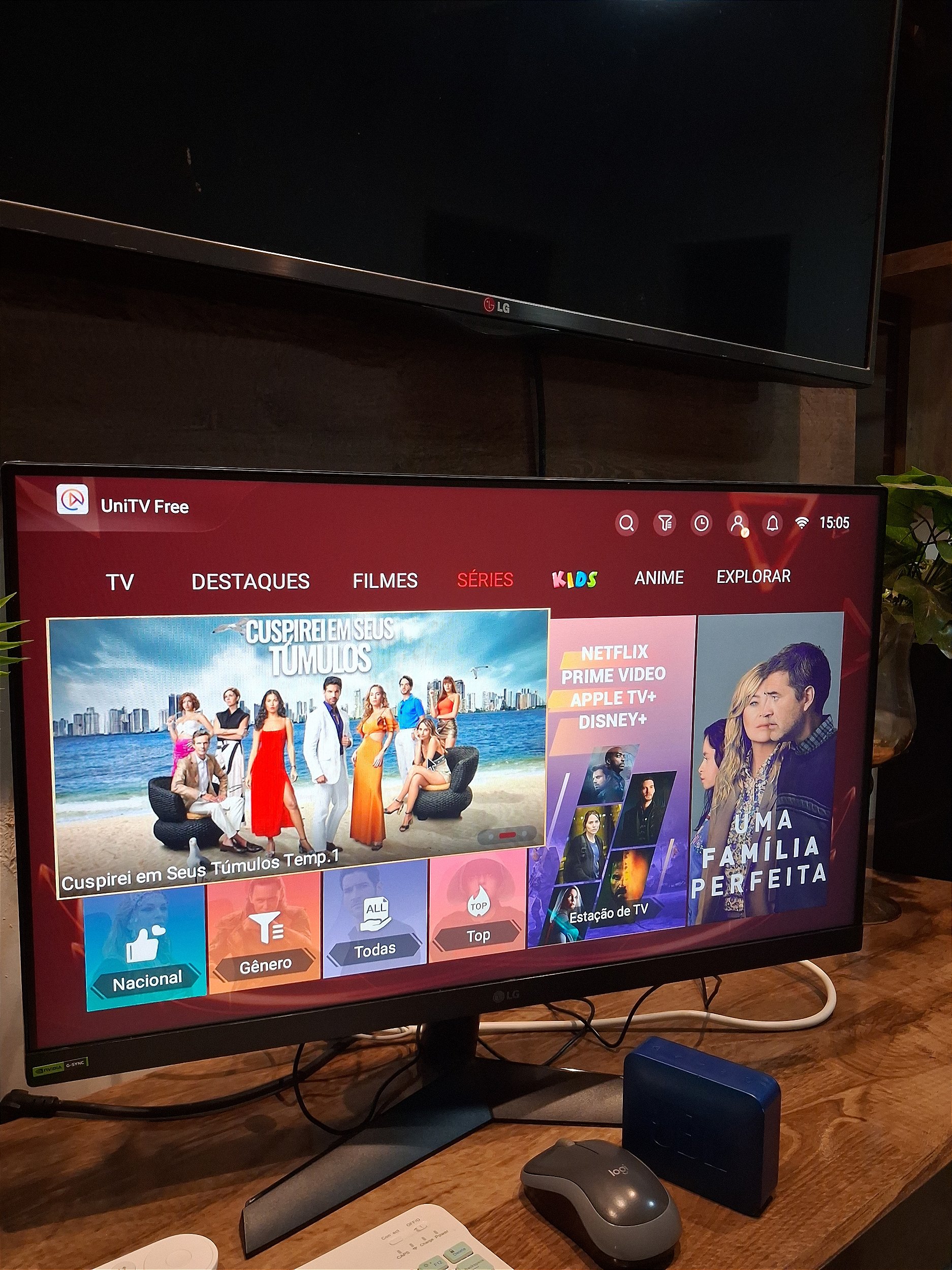 Aparelho UniTV V11 cast 8K tvbox : Assista Filmes, Séries e Canais SEM ...