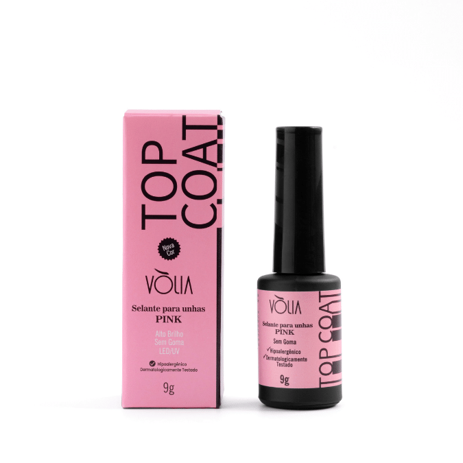 Top Coat Selante Unha Gel Frasco (9g) - Vòlia - Casa da Manicure