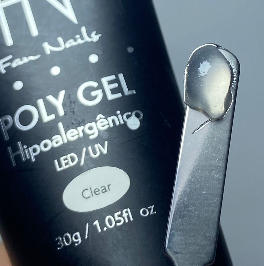 Polygel Molde F1 Hipoalergênico LED/UV (30g) - Fan Nails - Casa da Manicure